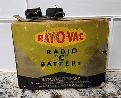 Rayovac No. P 231 W Radio "C" Battery - Unusual RAY-O-VAC Battery | eBay