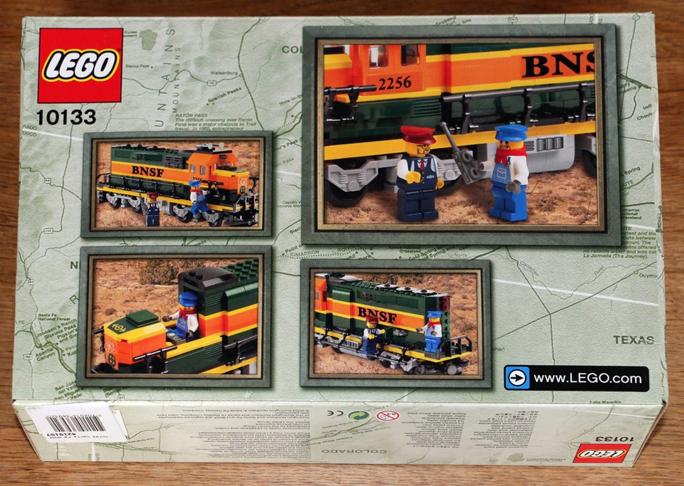 Lego 10133 Burlington Northern Santa FE BNSF - Neu & OVP | eBay