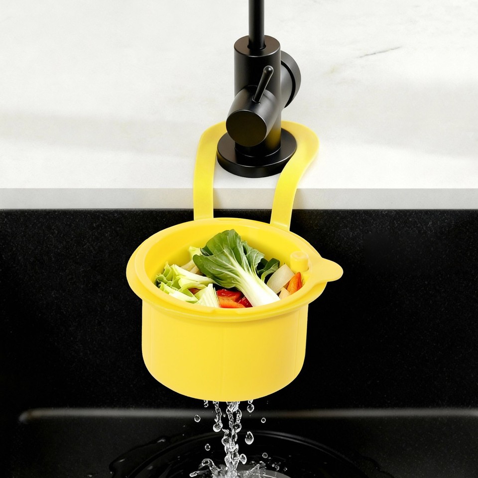 Kitchen Sink Basket, Faucet Hanging Draining Basket, Kitchen Waste ...