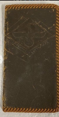 RARE GERMAN WW2 WEHRMACHT SOLDIER LEATHER CASE WALLET PROTECTIVE COVER ...