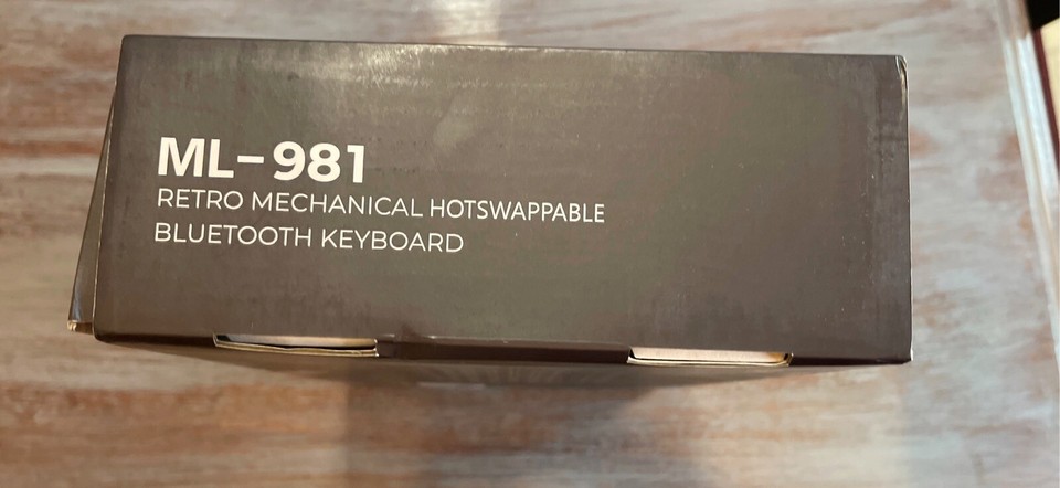 Taiahiro ML-981 Retro Mechanical Hotswappable Bluetooth Keyboard NIB | eBay