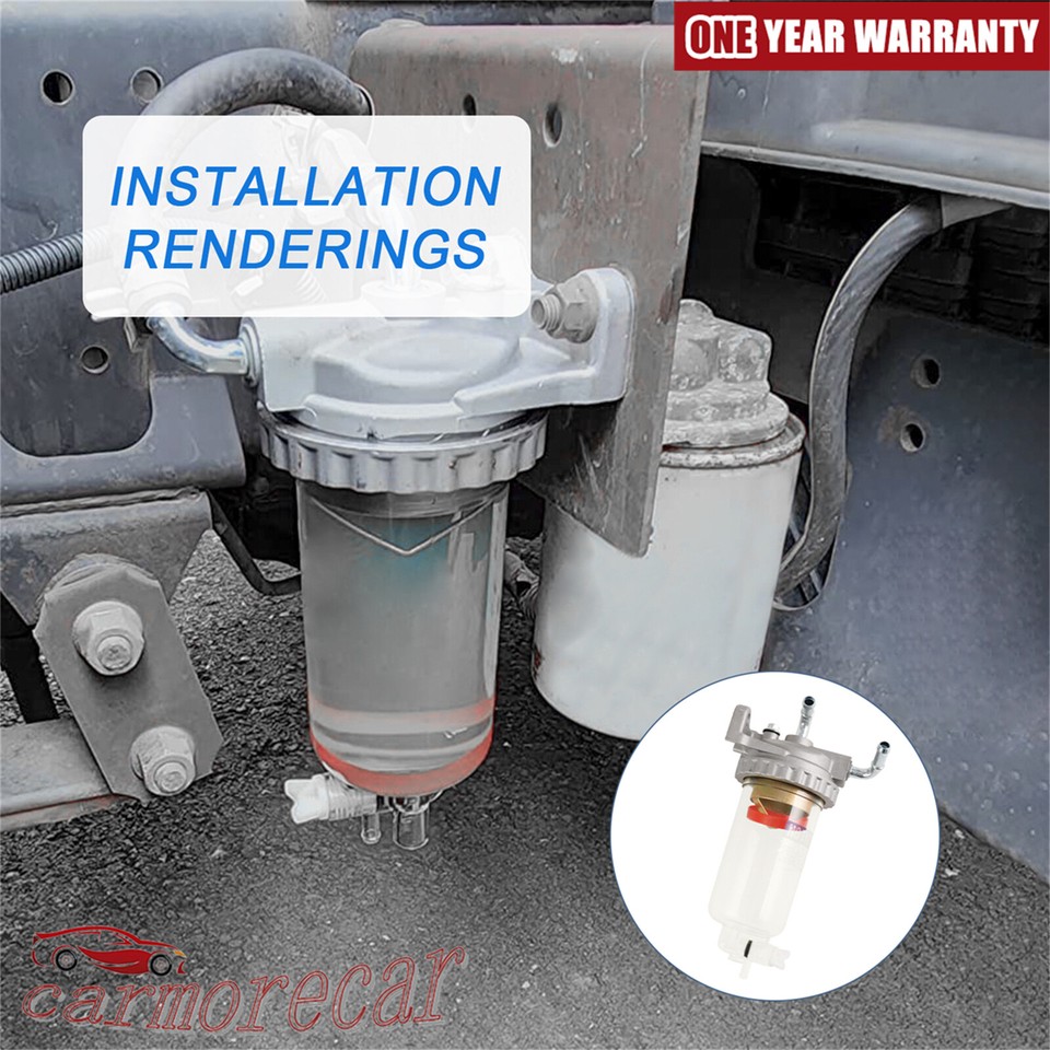 SEDIMENTER SEPARATOR FUEL WATER FOR 1998-2004 ISUZU NPR NPR-HD NQR 4HE1 ...