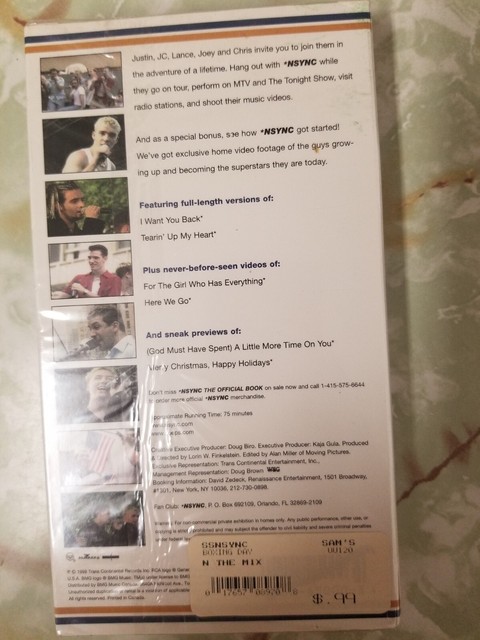 N Sync - N The Mix (VHS, 2000) for sale online | eBay