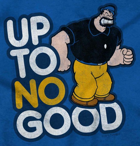 Funny Attitude Trouble Maker Popeye Bluto Tank Top T Shirts Tees Men ...