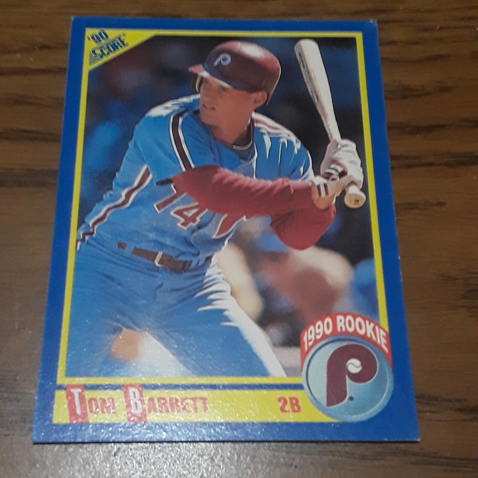 1990 Score Tom Barrett RC Philadelphia Phillies Second Baseman #633 | eBay