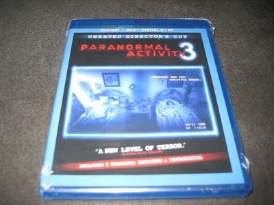 PARANORMAL ACTIVITY 3 (BLU-RAY & DVD 2011) BRAND NEW - R - WIDESCREEN - HORROR | eBay