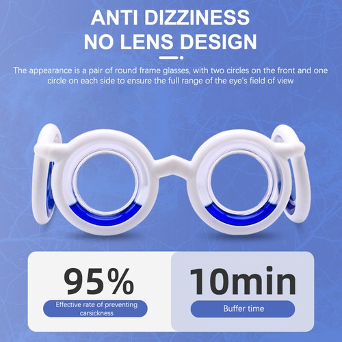 Anti-Sickness Glasses Without Lens Detachable Lightweight Anti Vertigo ...