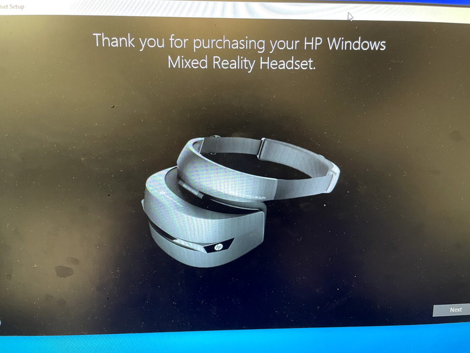 HP Windows Mixed Reality Headset with Controllers and Cable | eBay