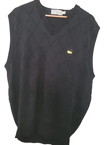 Men's Augusta National Golf Shop Masters Vest 100% Spun Silk Size ...
