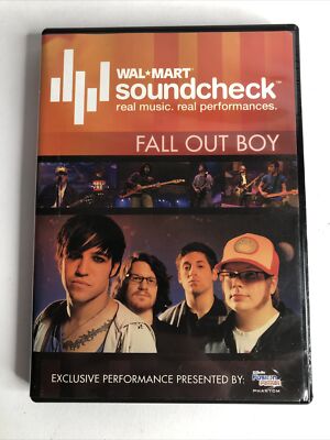 Walmart Soundcheck Fall Out Boy limited Edition DVD Music Interviews ...