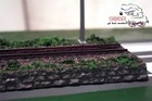 HO 1:87 Scale Train Station Railway Model Mini Sand Table Train Track ...