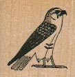 Falcon 1 1/4 x 1 1/4" Mounted Rubber Stamp, Bird Stamp, Birds Stamp | eBay