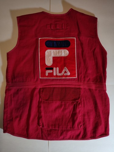 Vintage Fila Field Tactical Fishing Vest Medium | eBay