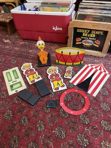 Vintage harry stanley Magic “clutterbuck” “unique magic studio” wooden ...