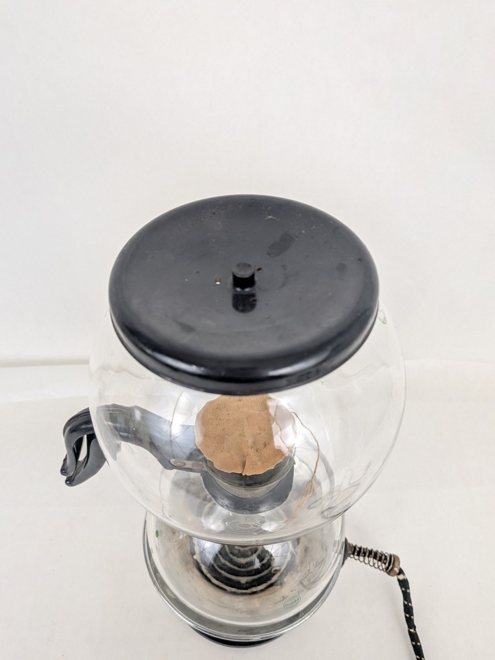 Vintage Silex Pyrex Electric Double Bubble Glass Vacuum Coffee Pot ...