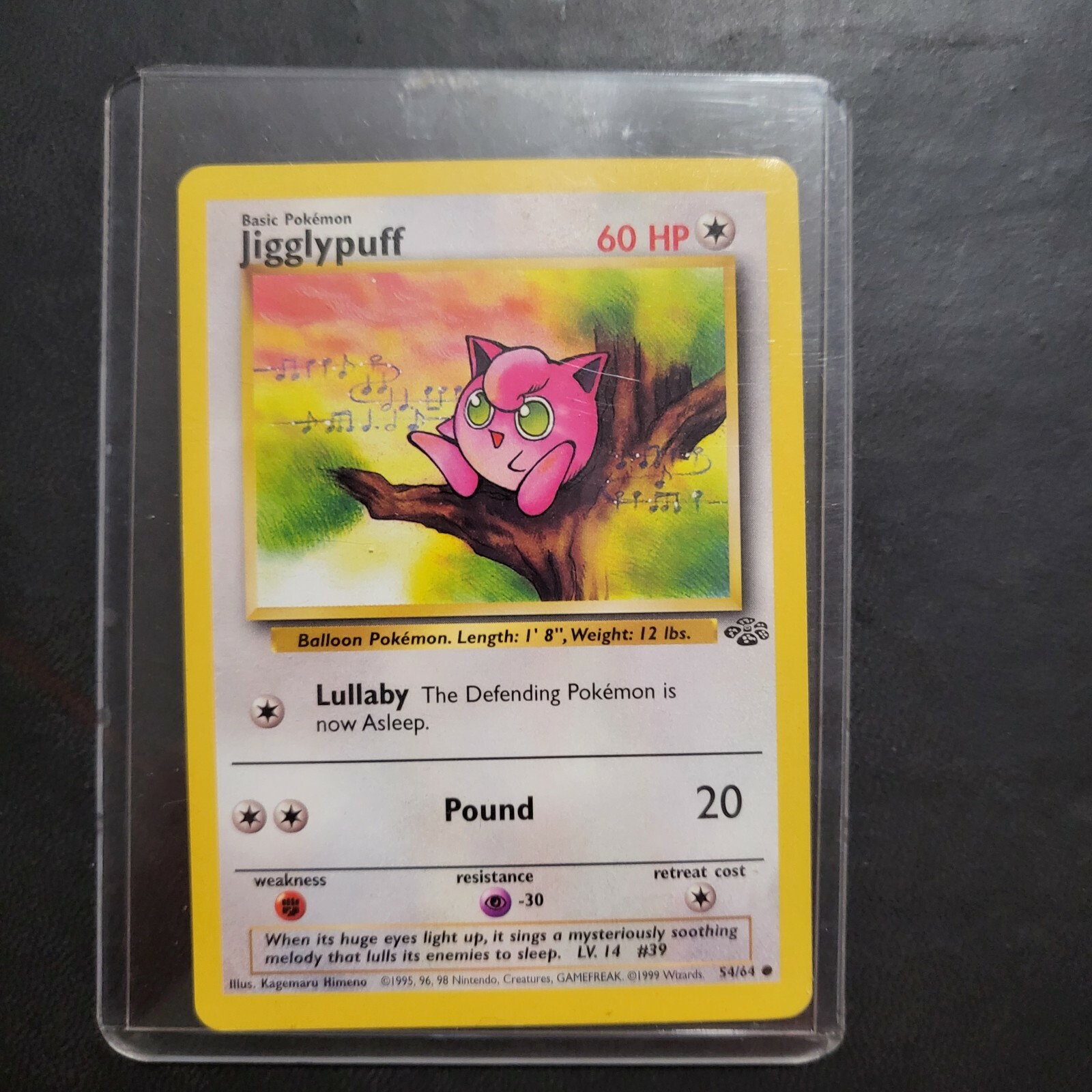 Pokemon Jigglypuff Card First Edition 54/64 | eBay