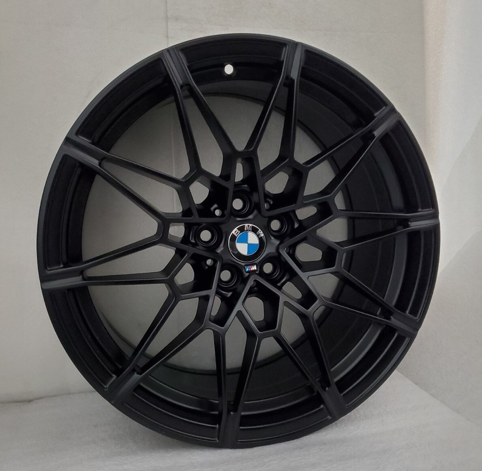 Original BMW M3 M4 20" 19" OEM Comp Wheels Satin Black Rims G80 G82 ...