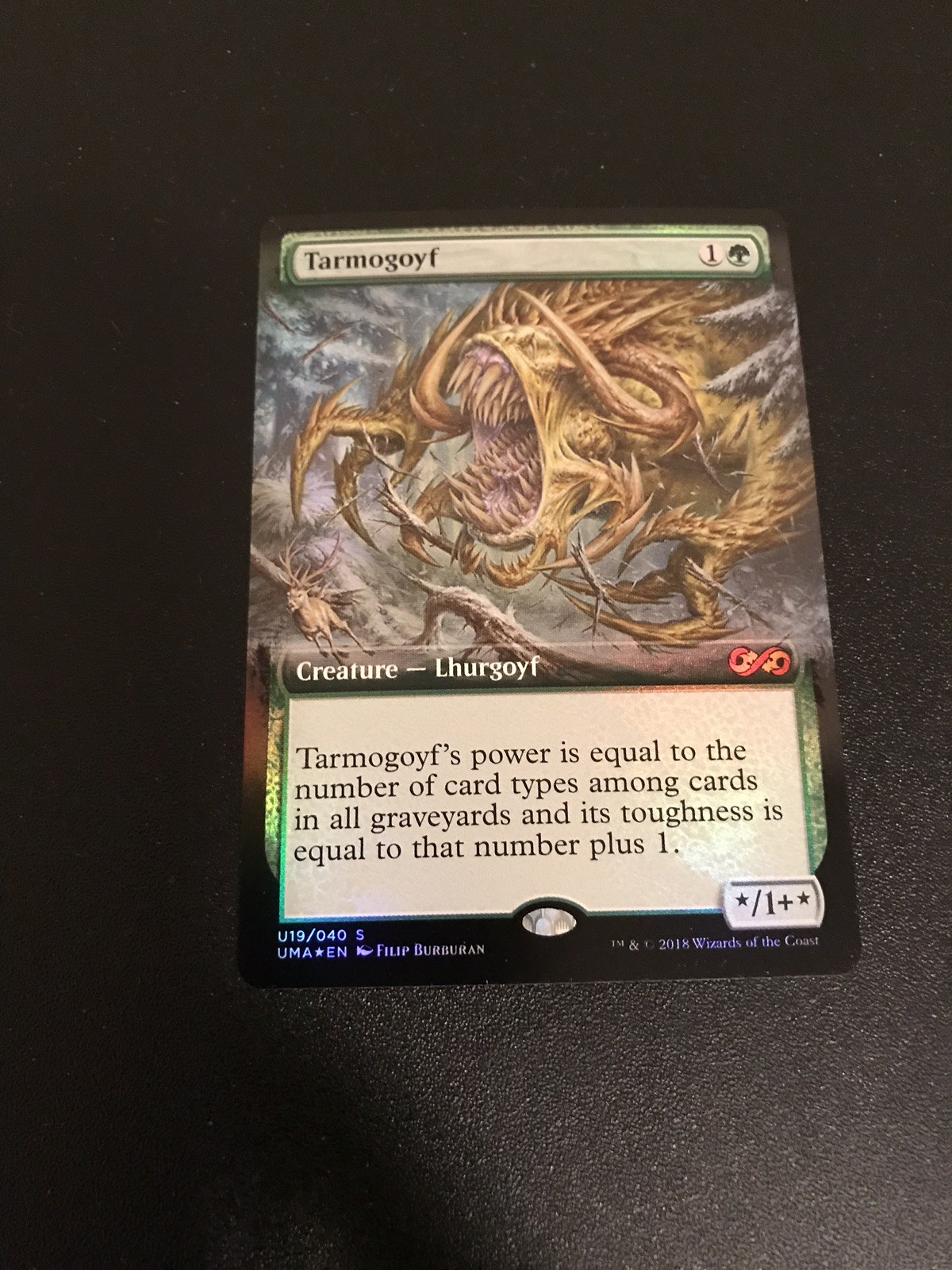Tarmogoyf Box Topper NM Foil! Pack Fresh! MTG | eBay