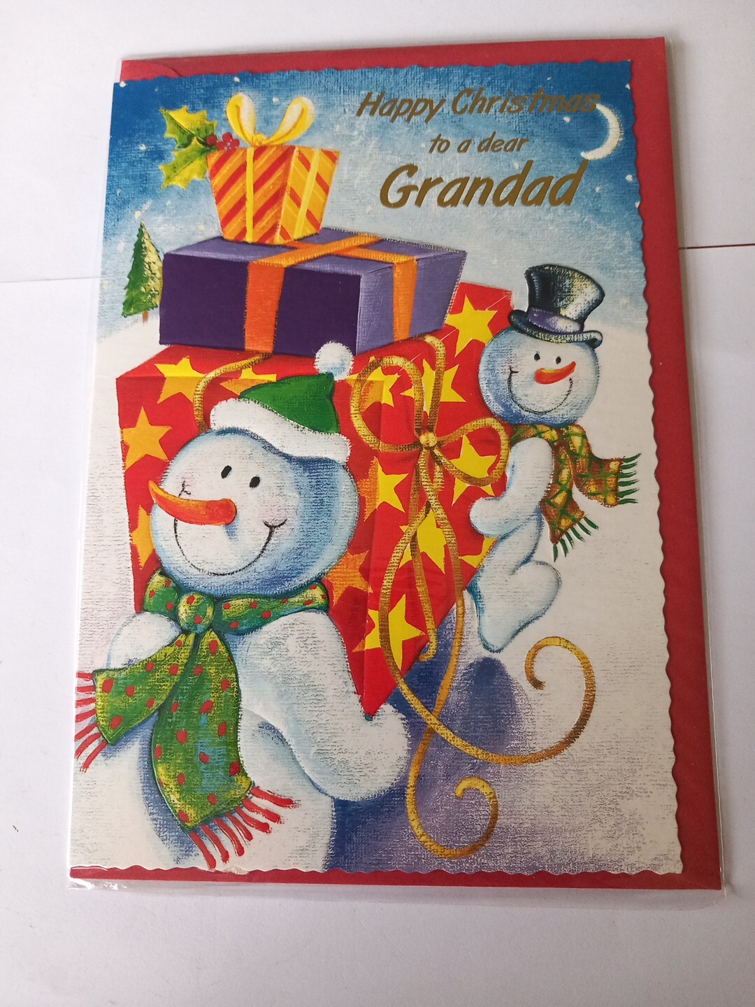 Happy Christmas To A Dear Grandad,Christmas card, | eBay UK