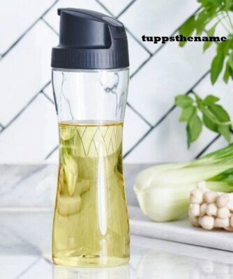 NEW Stunning Tupperware Dispensers Condiserve Clear 750ml Oils ...