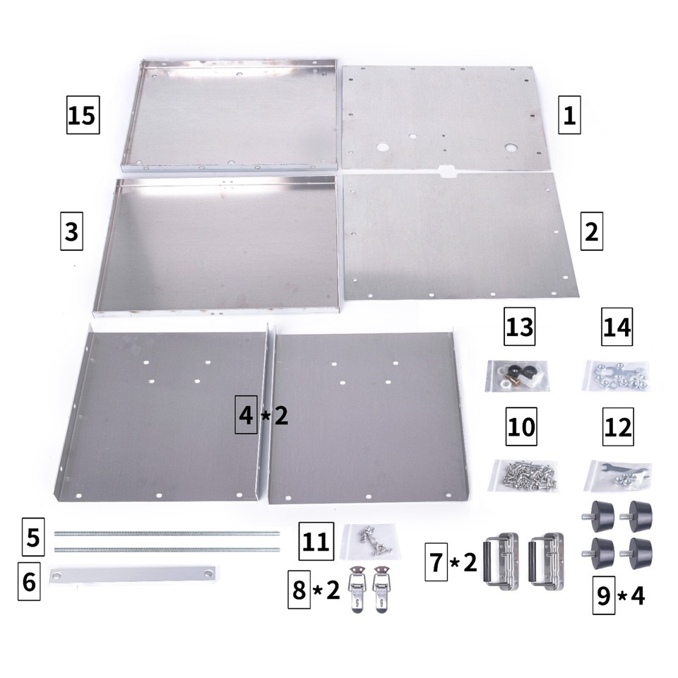 Lockable Aluminum Battery Box Relocation Kit Universal Billet Race Off ...