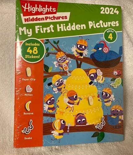 Highlights Hidden Pictures 2024 4-Book Set- Complete Set- New+ Plus A ...