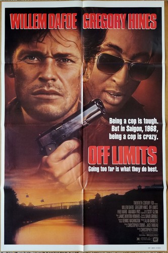OFF LIMITS MOVIE POSTER 1 Sheet ORIGINAL FOLDED 27x41 WILLEM DAFOE ...