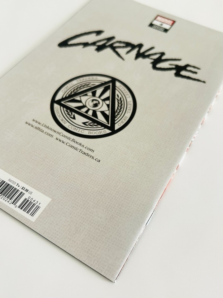 Carnage #4 David Nakayama Exclusive Virgin Variant 2022 Marvel Comics ...