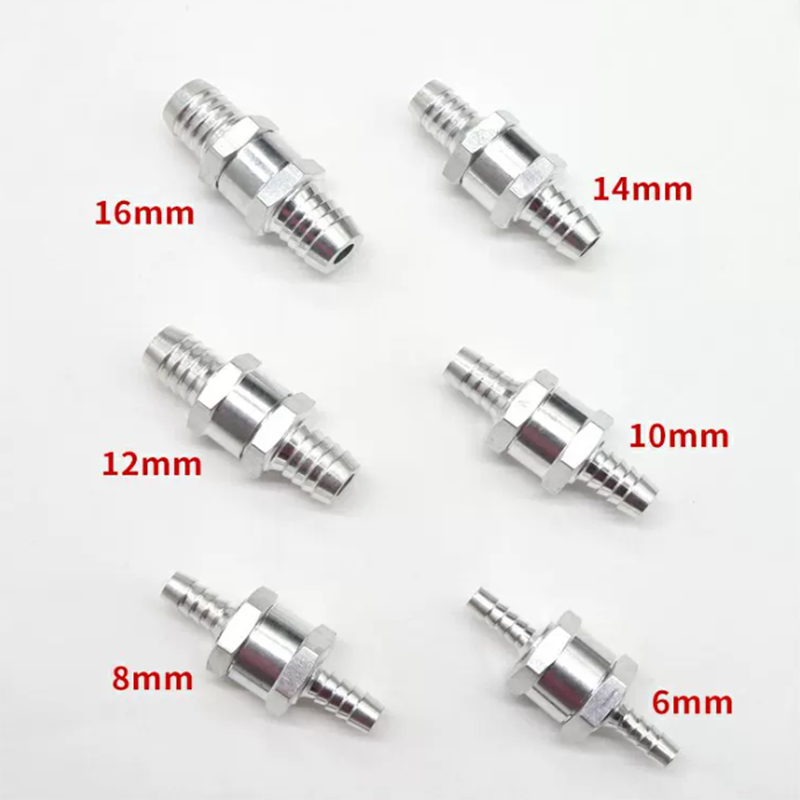 4mm 6mm 8mm 10mm 12mm-16mm Aluminum alloy Inline One-way Non-return ...