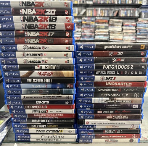 42 Video Game Lot Bundle Play Station 4 Great Starter Collection | eBay