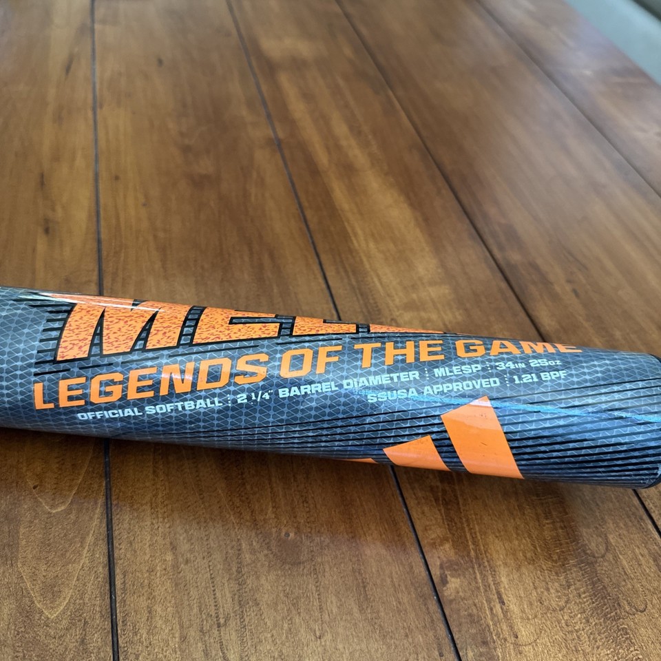 ADIDAS MELEE SENIOR SOFTBALL BAT 25 oz 34 in | eBay