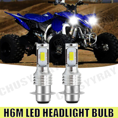 For Yamaha Banshee Big Bear Blaster - 2Pcs H6M LED Headlights Bulbs ...