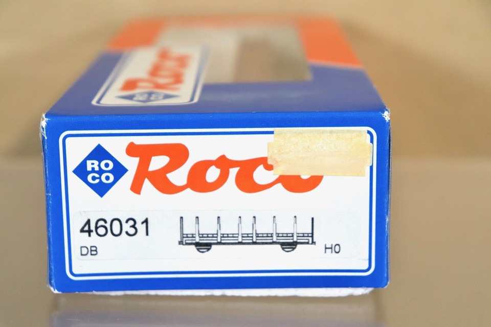 Roco 46031 DB Marrone Rungenwagen Paletti Vagone 591-2 come Nuovo ...