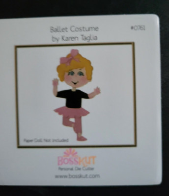 BOSSKUT Ballet Costume #0761 Cutting Die Compare to Sizzix Sizzlits ...