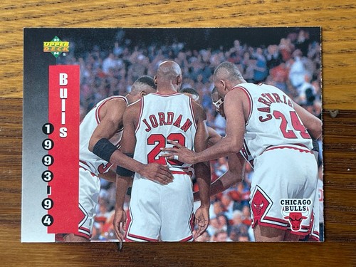 1993-94 Upper Deck MICHAEL JORDAN #213 Chicago Bulls Schedule HOF | eBay