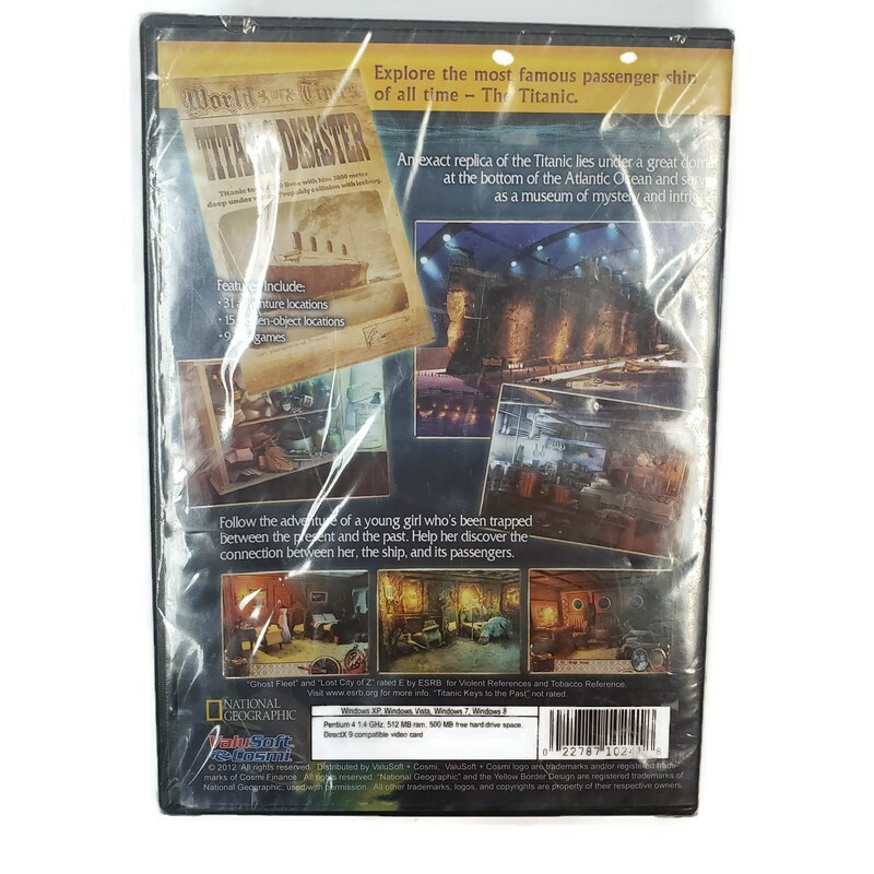 Nat Geo Games Titanics Keys To The Past Gamehouse National Geographic