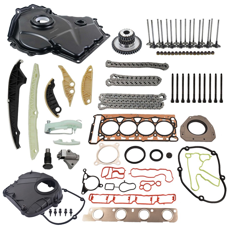 Engine Rebuild Timing Cover Kit For Audi VW 1.8T 2.0T Jetta A4 GTI CC ...