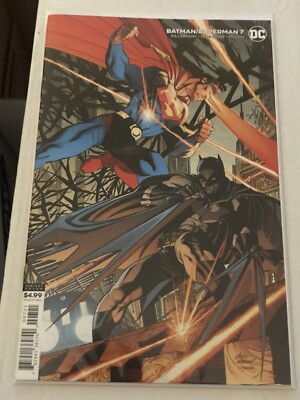 BATMAN / SUPERMAN #7 ANDY KUBERT VARIANT COVER dc comics action ...