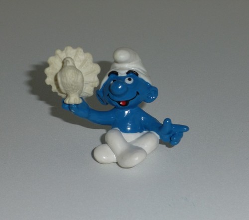 Schtroumpf Schleich: 20423 YOGA PROMO COLOMBE - TBE (Smurf Puffi Pitufo ...