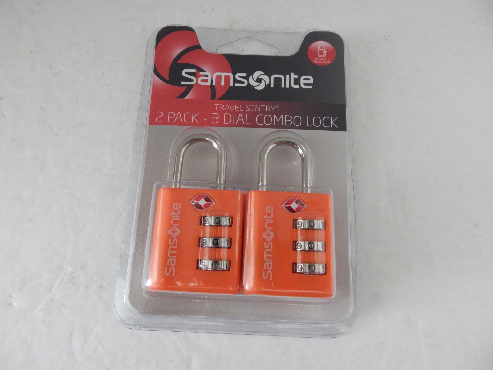 Samsonite Travel Sentry 2-pack 3-dial Combination Luggage Combo Locks ...