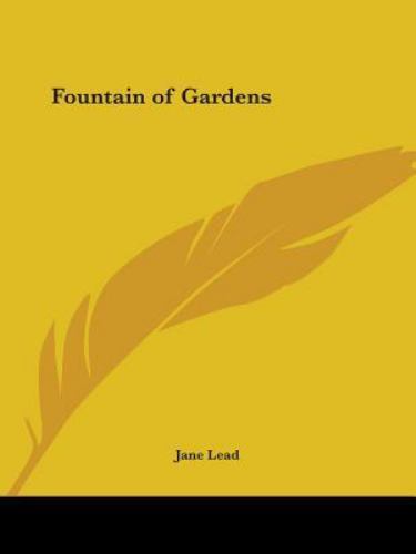 Fountain of Gardens by Jane Lead (1997, Trade Paperback) for sale ...