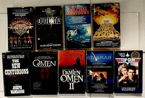 LOT OF 9 Rare Horror Paperbacks - Movie Novelizations - Sci-Fi - Books ...