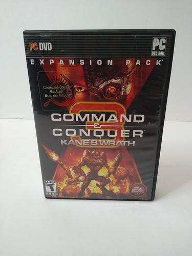 Command & Conquer 3-Kane's Wrath (2008 PC DVD-ROM/Manual- Expansion Pack Rated-T | eBay