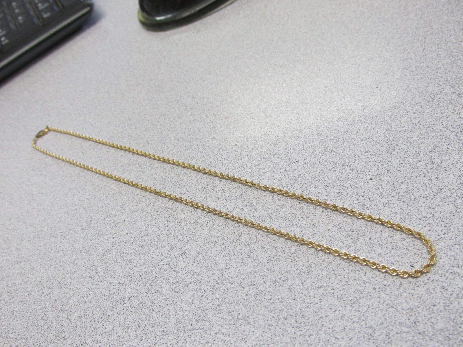 18 inch 14k Solid Gold Rope Chain Necklace 2.3 mm Wid… - Gem