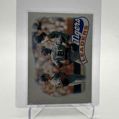 1989 Topps Tigers Leaders Baseball Card #609 Mint FREE SHIPPING | eBay