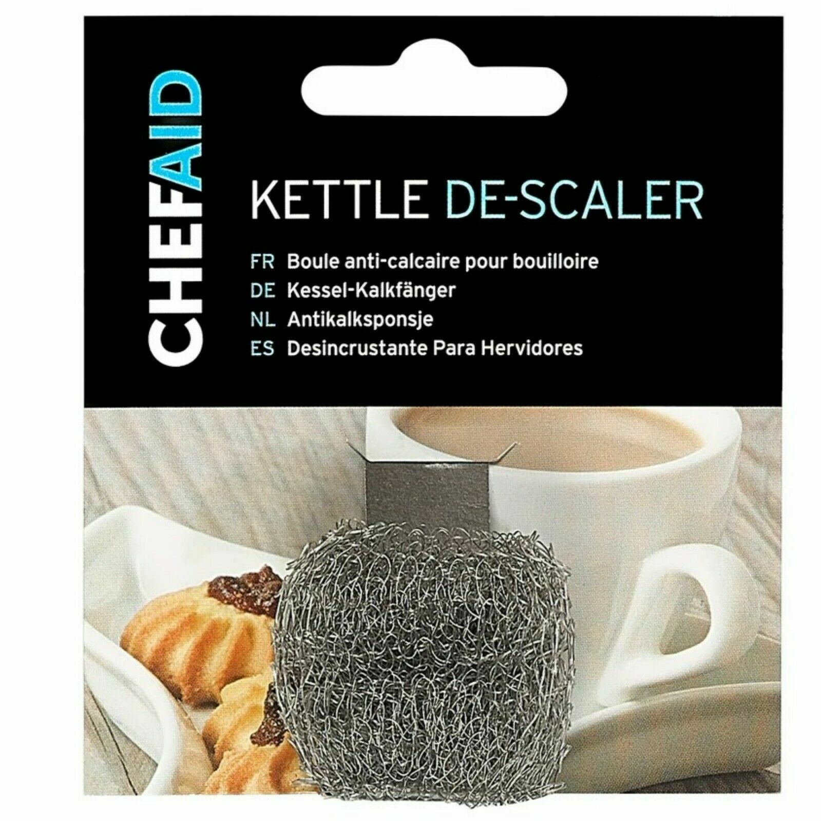 Chef Aid Kettle Descaler Ball REUSEABLE Stainless Steel Ball Furring ...