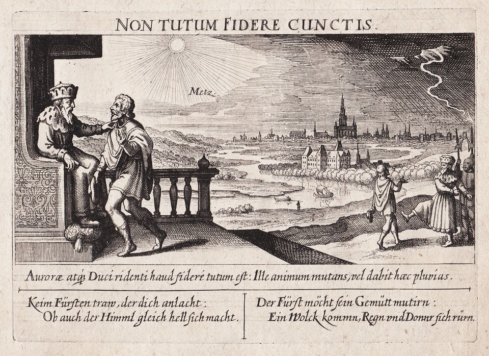 Metz Moselle Grand-Est Engraving France Copperplate Meisner 1630 | eBay