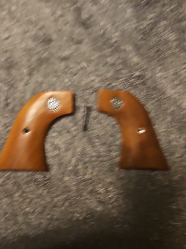 Vintage RUGER Blackhawk / Single Six Factory Wood Grips W Screw | eBay
