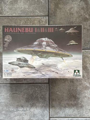 Takom 6008 1/350 Scale HAUNEBU I & II & III Model Kit SEALED | eBay