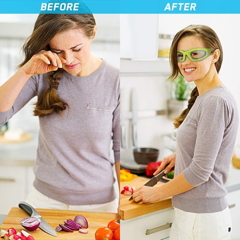 Onion Goggles Eye Protect Tearless Anti-Splash Clear Lens Kitchen ...